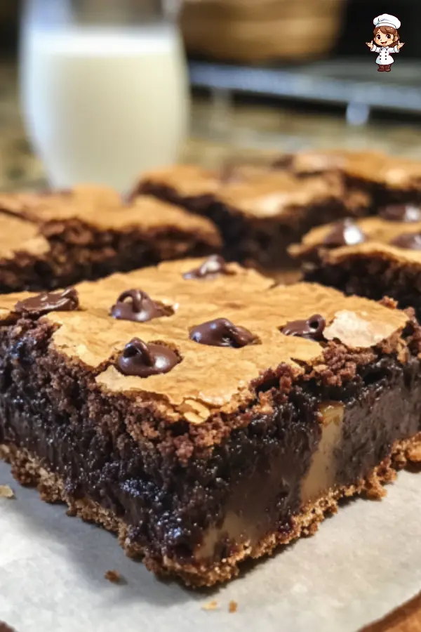 Brownie Cookie Bars - Fudgy Brownie Meets Chewy Cookie Delight